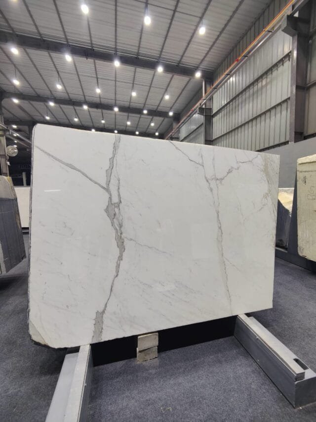 Italian Calacatta Marble – Luxury White Marble for Interiors