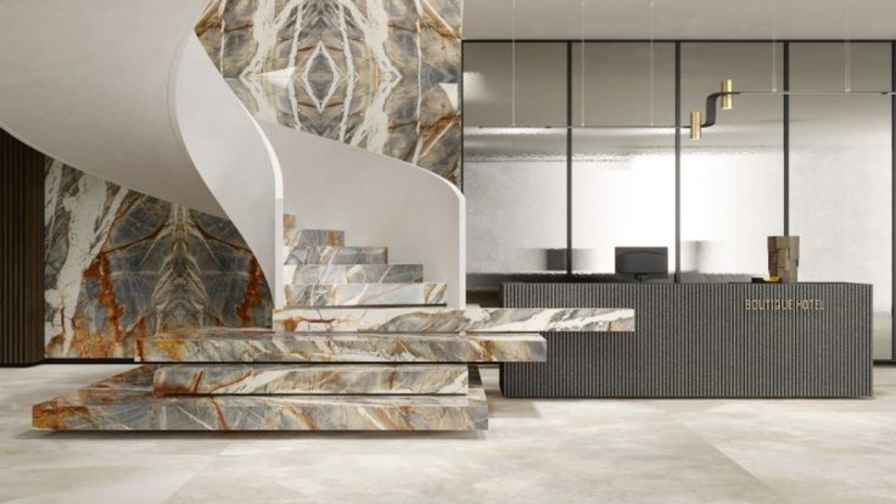 10 Marble Staircase Styles That Look Straight Out of a Palace - RMS Stonex