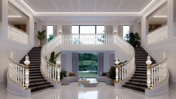 10 Marble Staircase Styles That Look Straight Out of a Palace - RMS Stonex