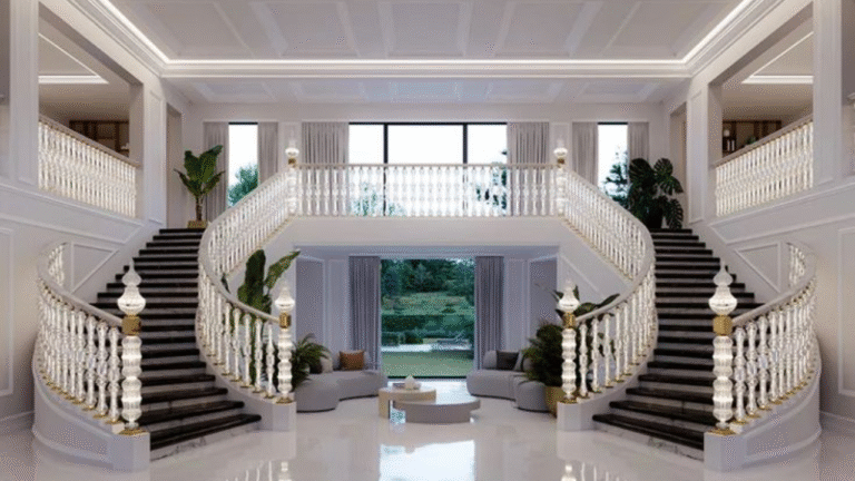 10 Marble Staircase Styles That Look Straight Out of a Palace - RMS Stonex